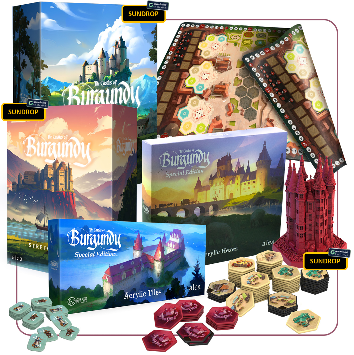 Castles of Burgundy: Special Edition Splendid Pledge [SUNDROP] (Gamefo