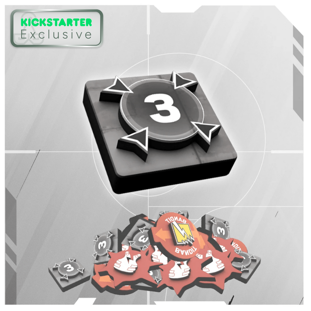 3D Printed Color Tokens Set (Kickstarter Exclusive)